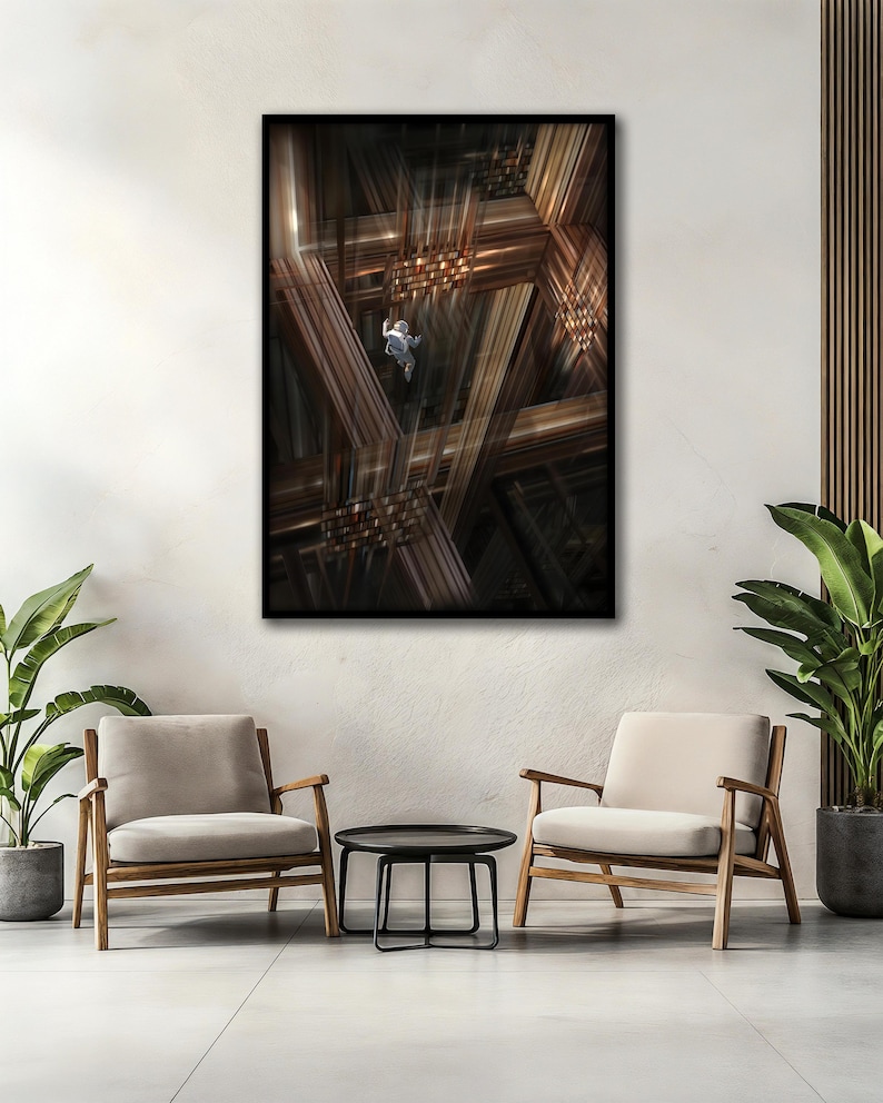 Interstellar Canvas Painting, Space Wall Art, Modern Home Decor, Famous ...