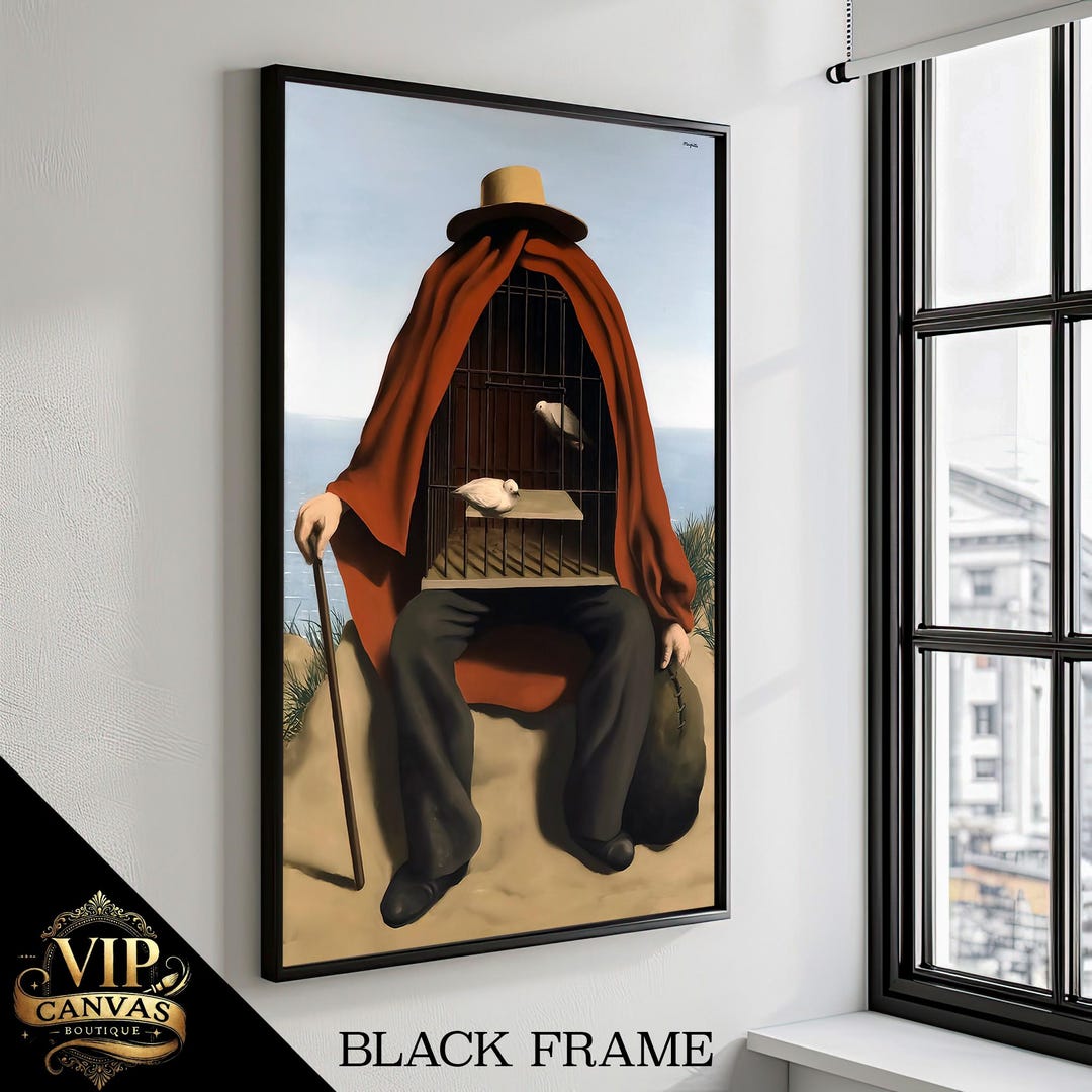 René Magritte 'the Therapist' Canvas Painting - Surrealist Art for ...