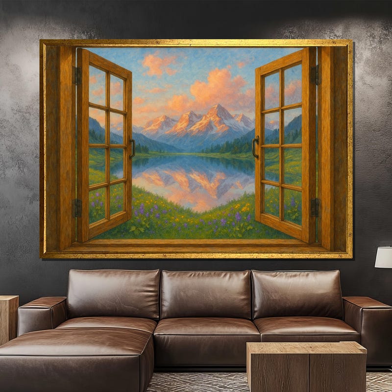 Fake Window Art - Etsy
