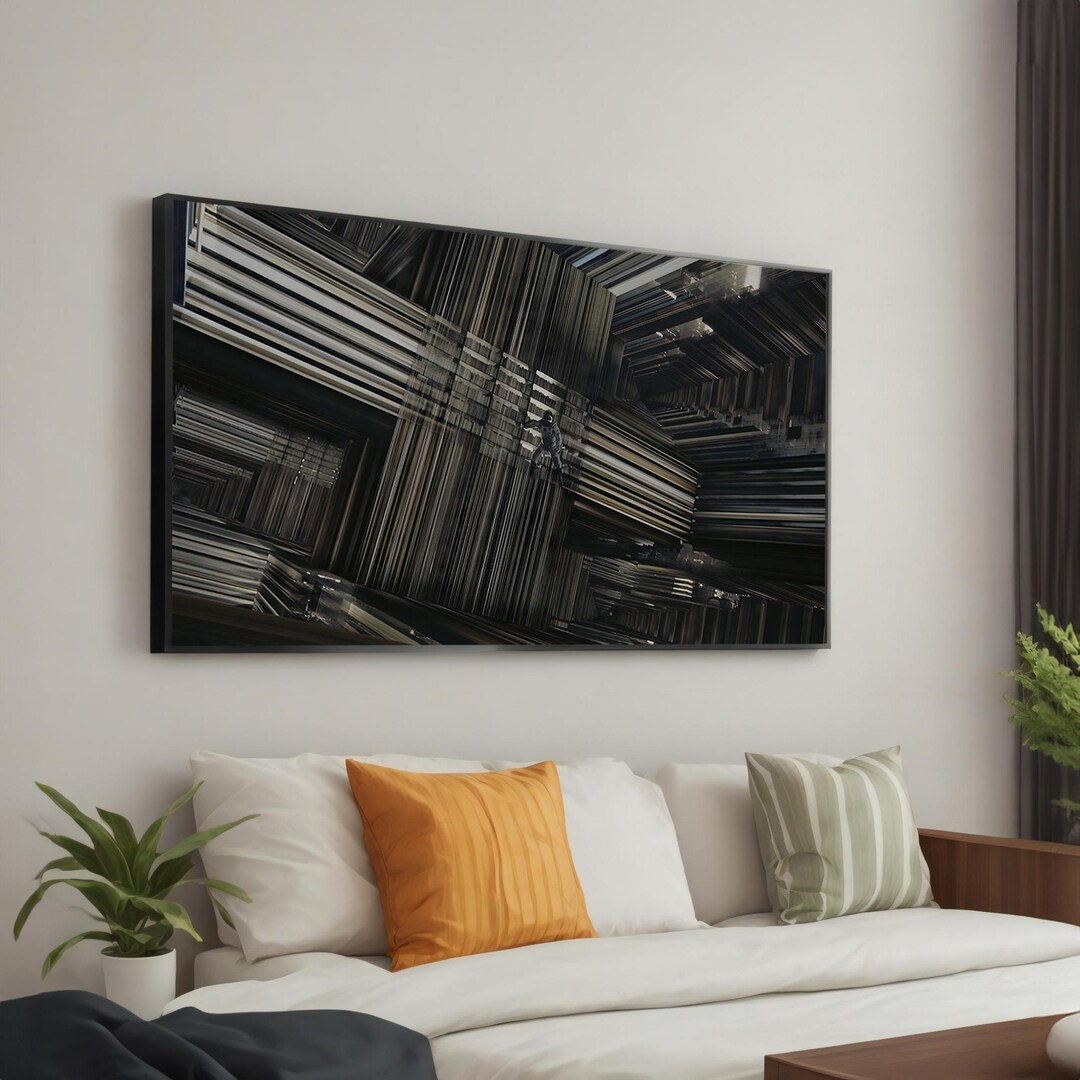 Canvas Painting Interstellar Wall Art, Famous Movie Poster Sci-fi Decor ...