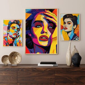 Colorful Pop Art Posters for Modern Decor - Etsy