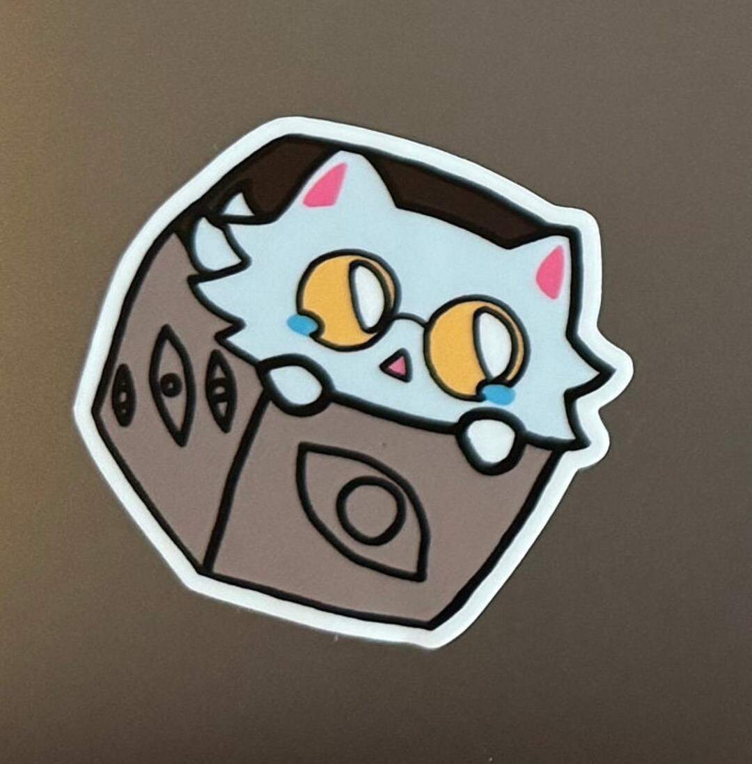 Gojo Cat Box Sticker 2" Vinyl Die Cut - Etsy