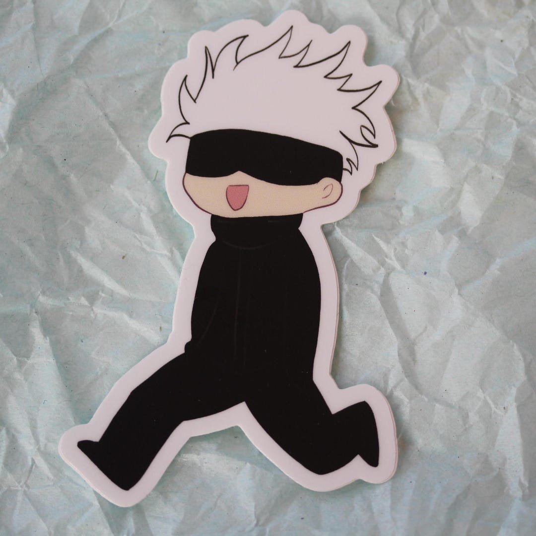 Gojo Running Sticker 3" Vinyl Die Cut - Etsy