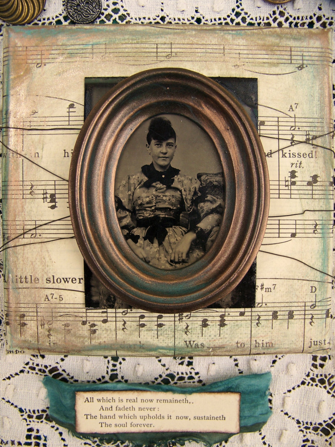 Handmade Altered Art Assemblage Vintage Collage Vintage | Etsy