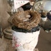 Spring Bird Flower Pot Vintage Peat Pot Handmade Spring Decoration ...