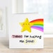 Rainbow Shining Star Thank You Card for Teacher, Thanks for Making Me ...