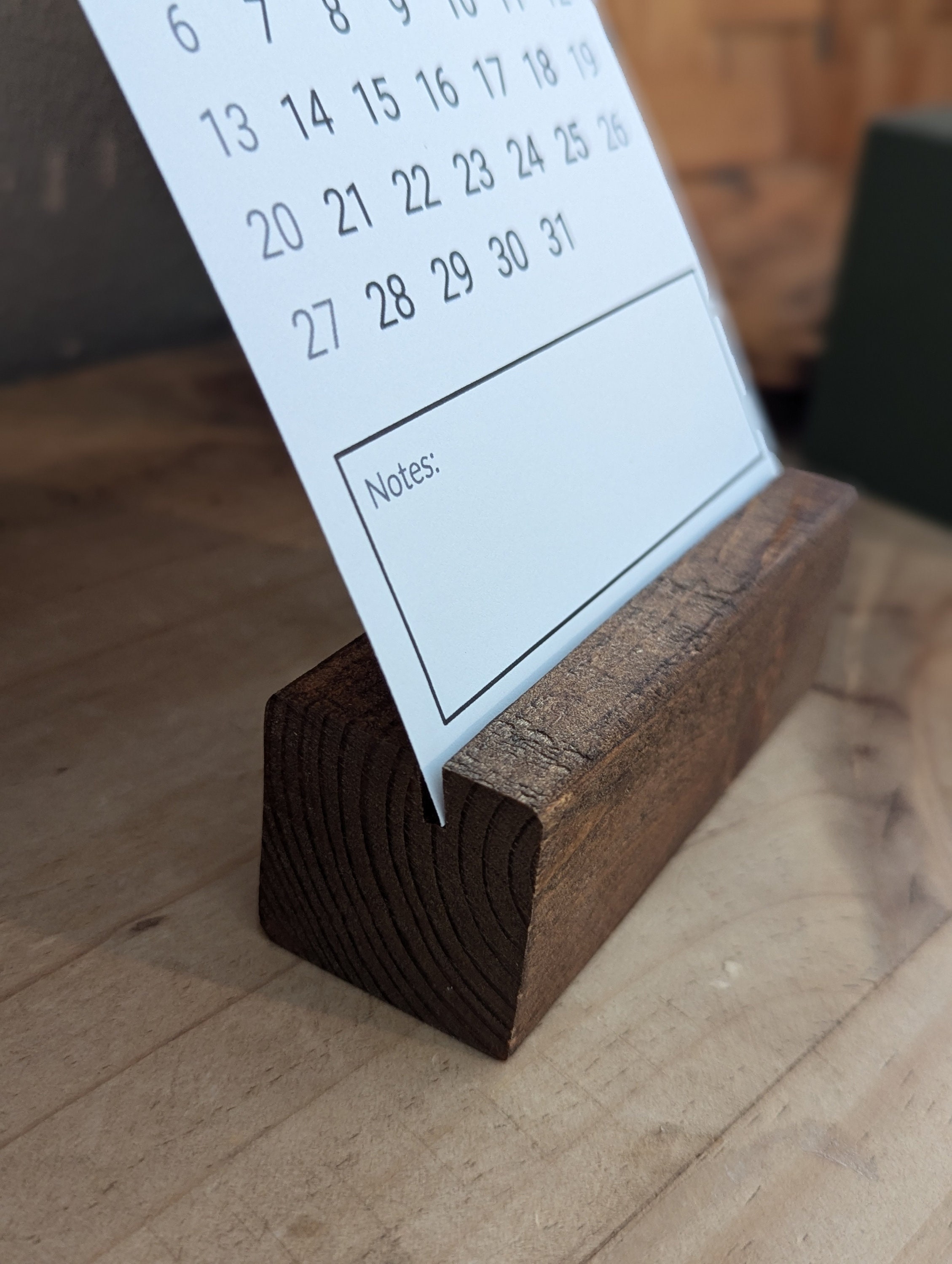 Desk Calendar - Etsy