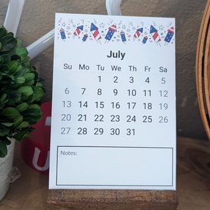 Desk Calendar - Etsy