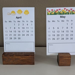 Desk Calendar - Etsy