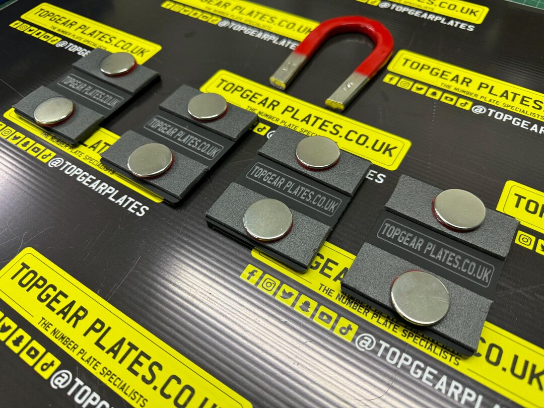 Magnetic Number Plate Motor/quad Bike Kits - Etsy