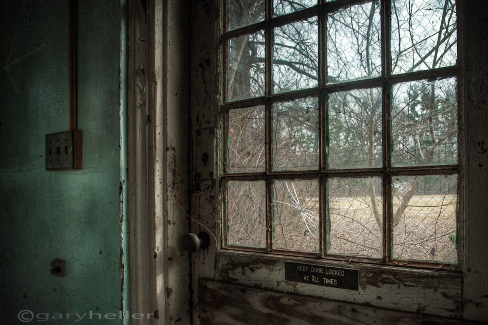 Keep Door Locked, Abandoned Asylum Old Building, Fine Art Color ...