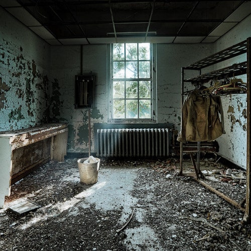 ROOM 2-091 Abandoned Asylum Urban Exploration Color - Etsy