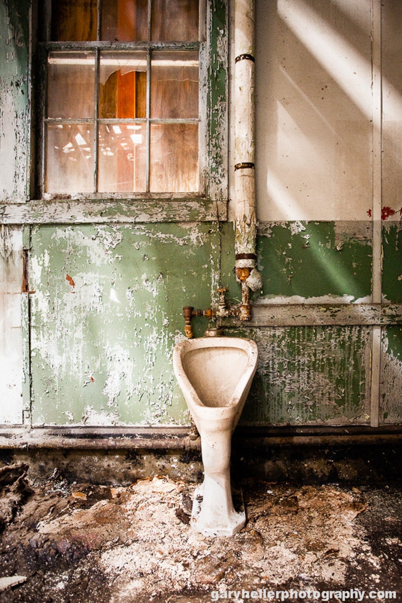 Urinal, Decaying Bathroom, Old Toilet, Abandoned Building, HDR, Urban ...