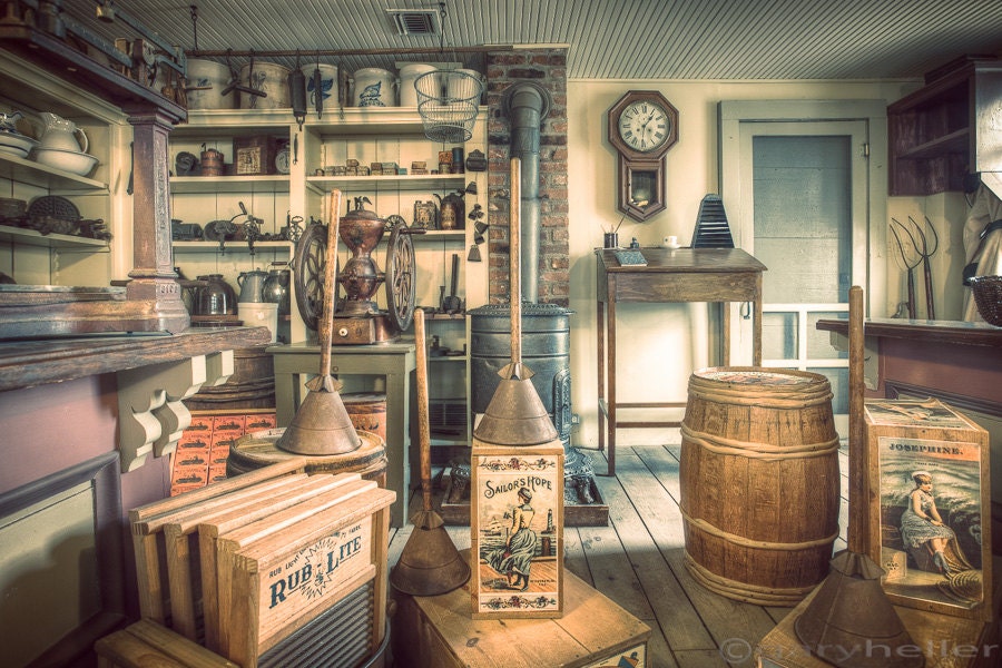 Old General Store Photograph, Antiques and Vintage Items, Nostalgic ...