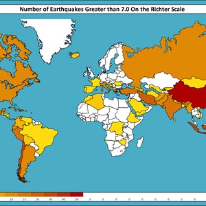 Customisable Excel World Map Template - Dynamic Colour Scales & Data ...