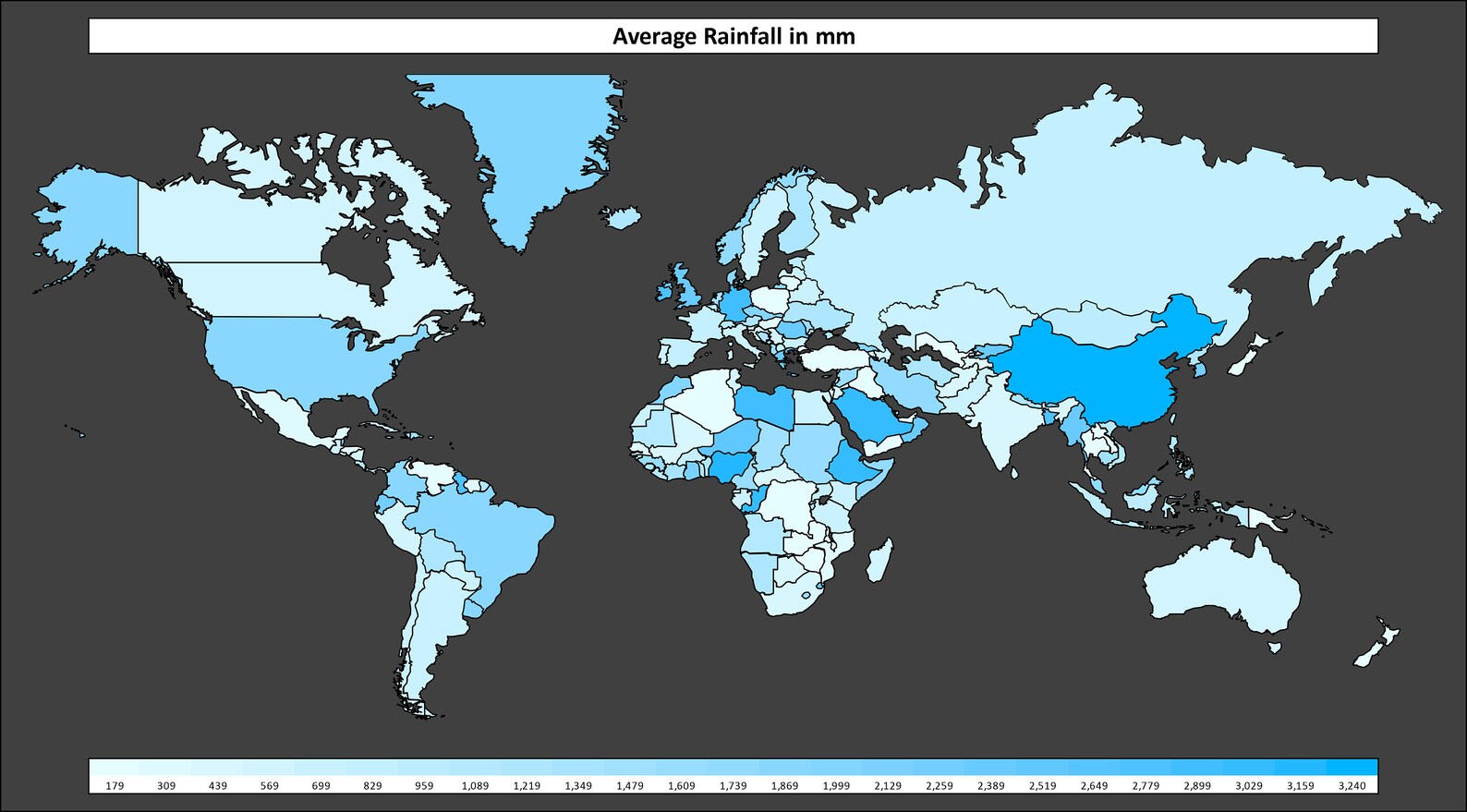 Customisable Excel World Map Template - Dynamic Colour Scales & Data ...