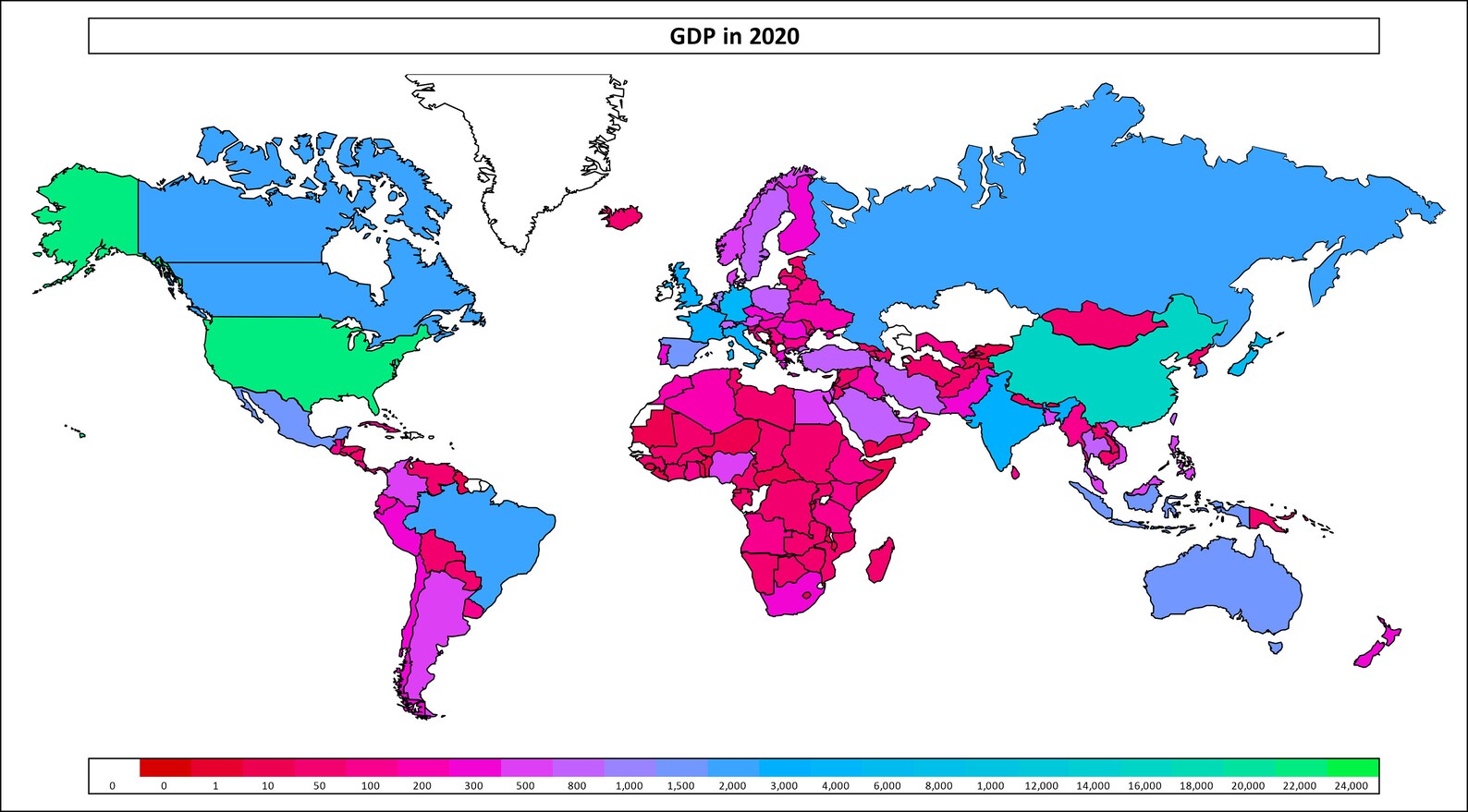 Customisable Excel World Map Template - Dynamic Colour Scales & Data ...