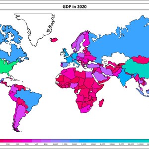 Customisable Excel World Map Template - Dynamic Colour Scales & Data ...