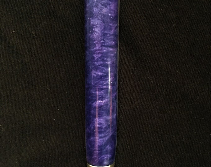 Purple and Pearl Resin Beer Tap Handle - Man Cave - Barware - Etsy