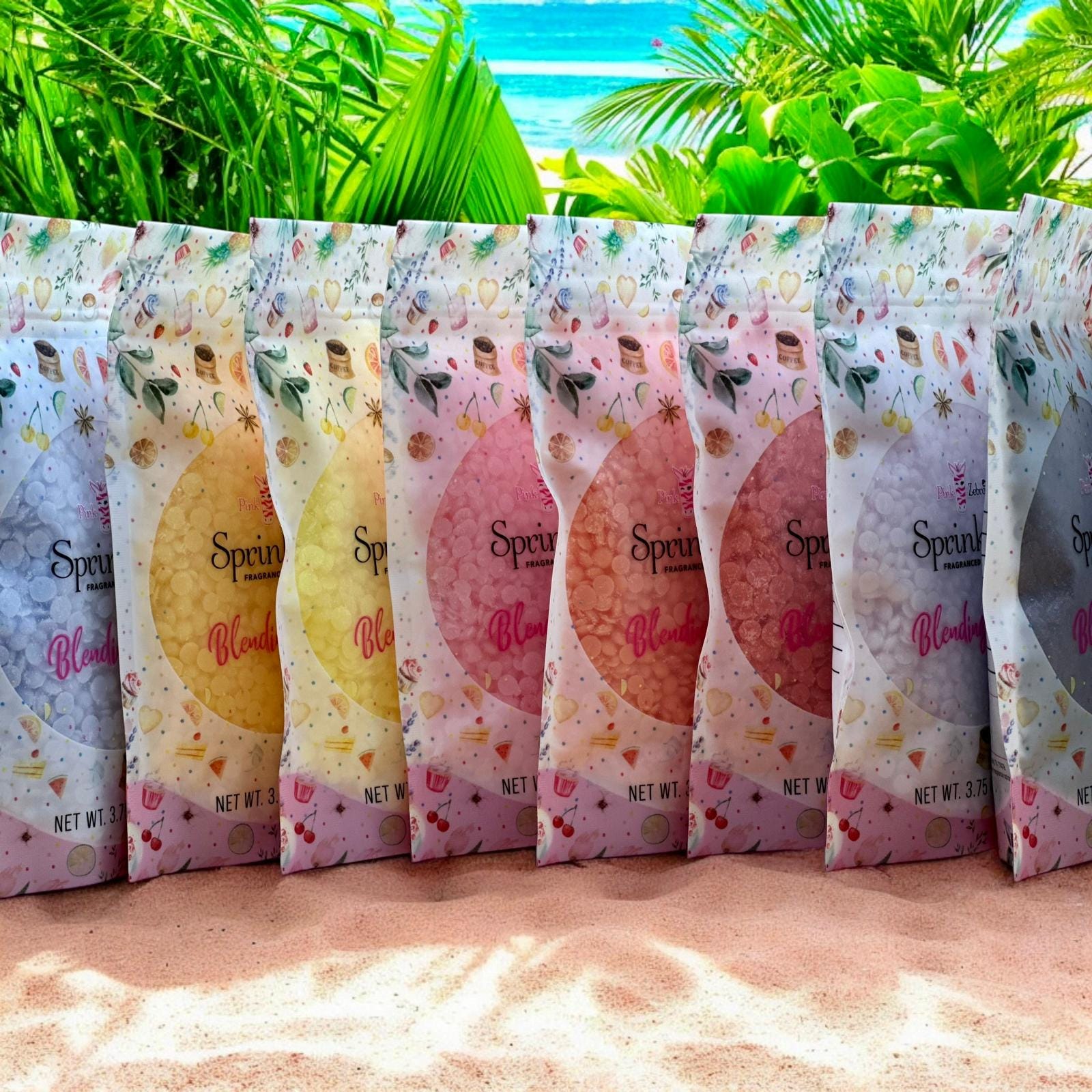 Pink Zebra Sprinkles Soy Wax Melts Etsy