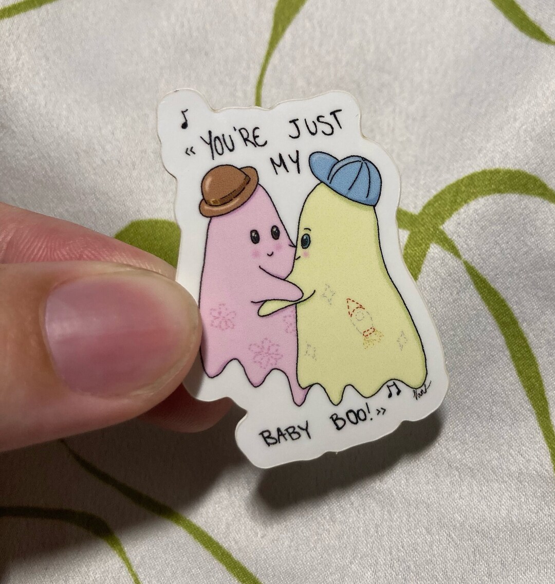 Funny Baby Boo Pun Sticker - Etsy