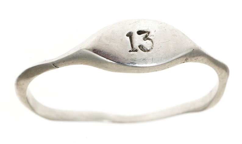 Number 13 Ring - Etsy