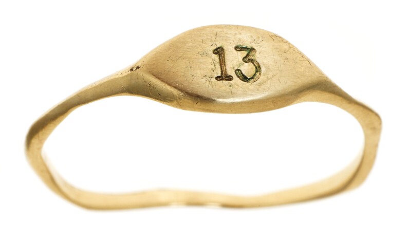 Number 13 Ring - Etsy