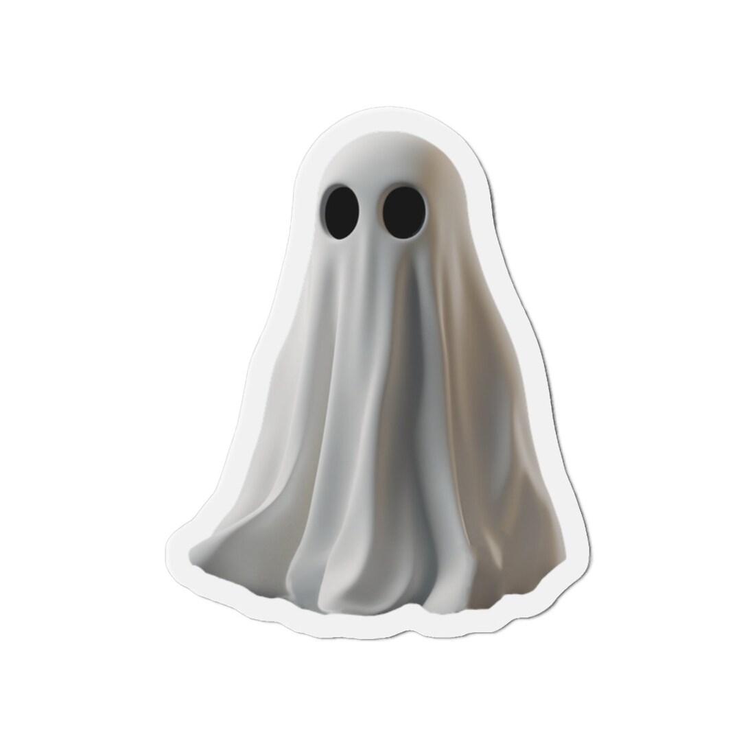 Cute Ghouly Ghost - Die-cut Magnets V4 - Etsy