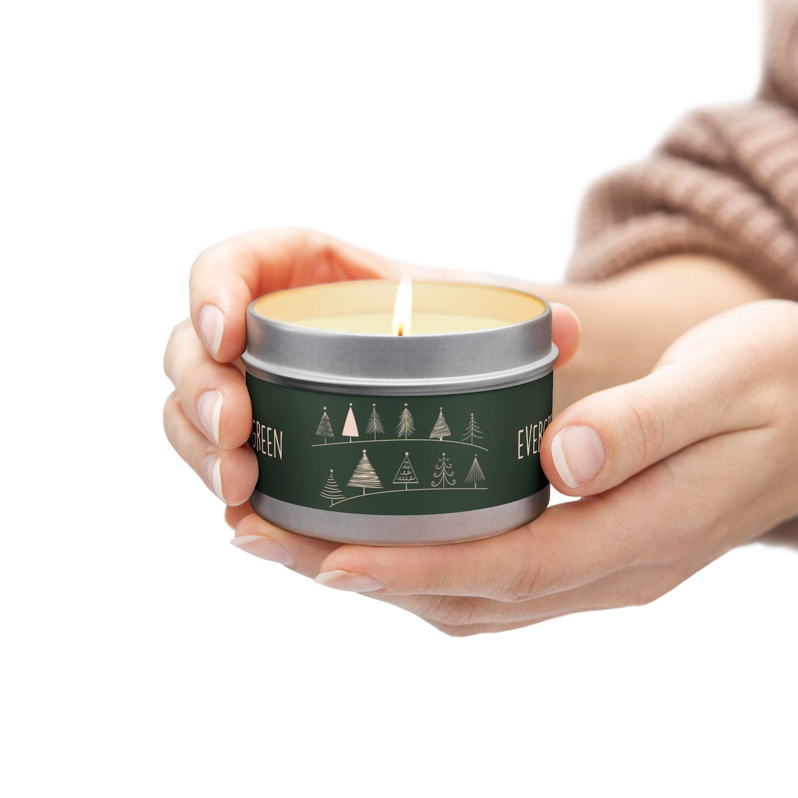 Evergreen Aroma Scented Candle Tin - Etsy
