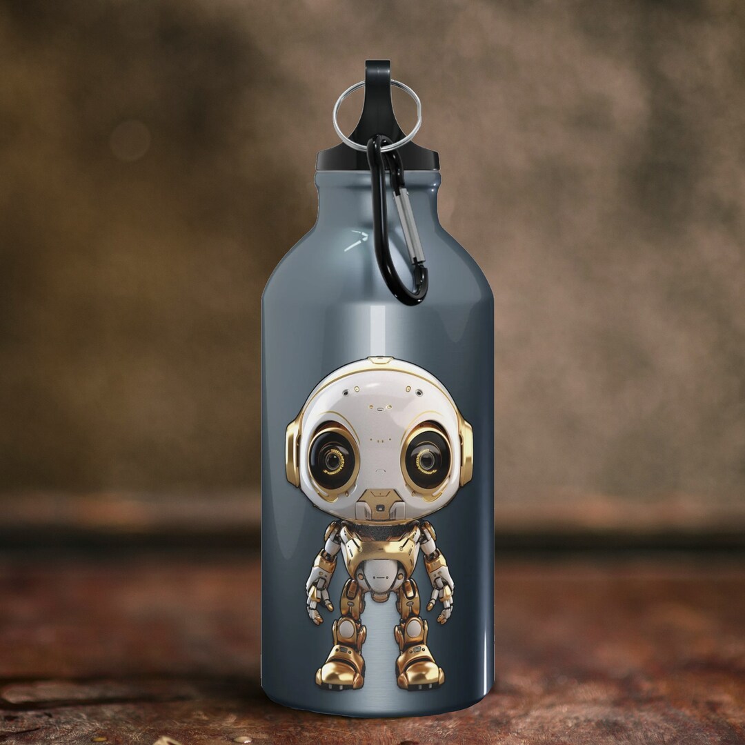 Robotics Class Drinks Sport Bottle - 3D Robot V3 - Etsy
