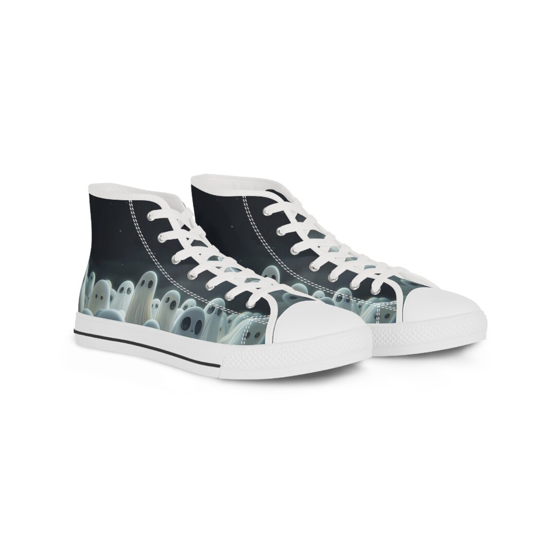 Crowd of Ghosts - Men's High Top Sneakers - Etsy