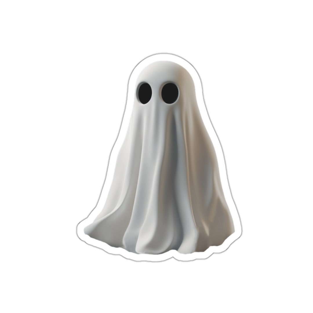 Cute Ghouly Ghost Die-cut Stickers V4 - Etsy