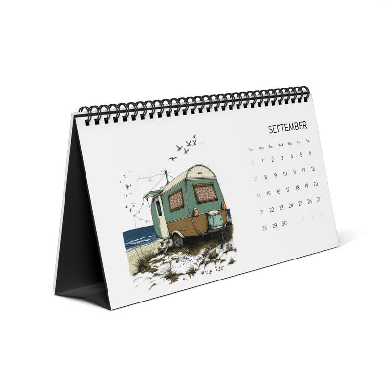Curious Caravans 2025 Calendar - Ideal Gift - Etsy Australia