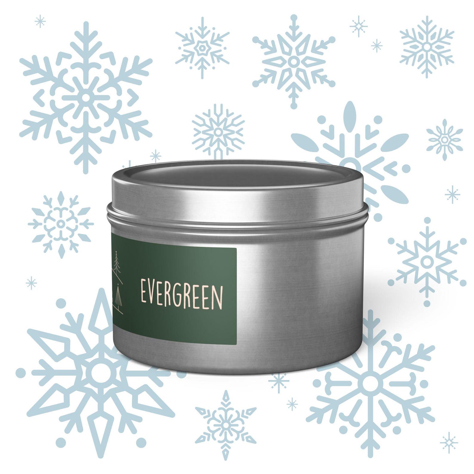 Evergreen Aroma Scented Candle Tin - Etsy