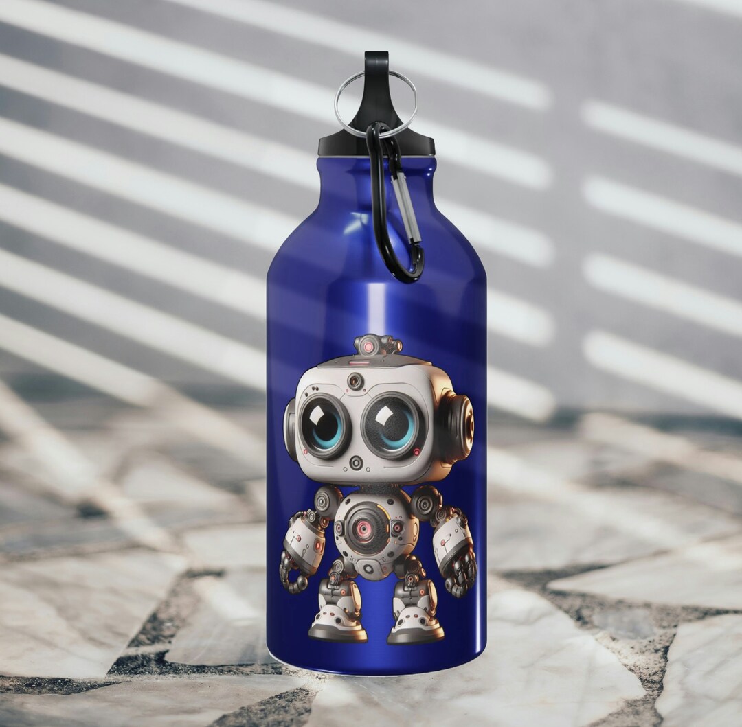 Robotics Class Drinks Sport Bottle - 3D Robot V9 - Etsy