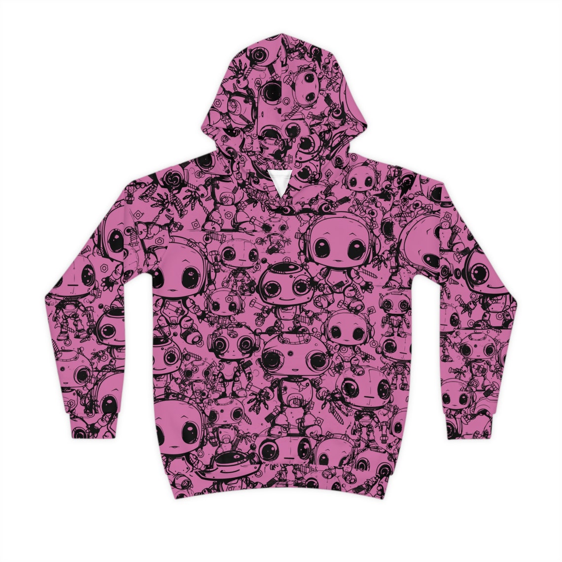 Trendy Cute and Adorable Robots Children's Hoodie all Over Print - Etsy