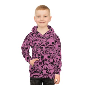 Trendy Cute and Adorable Robots Children's Hoodie all Over Print - Etsy