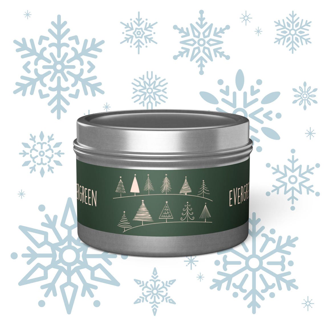 Evergreen Aroma Scented Candle Tin - Etsy