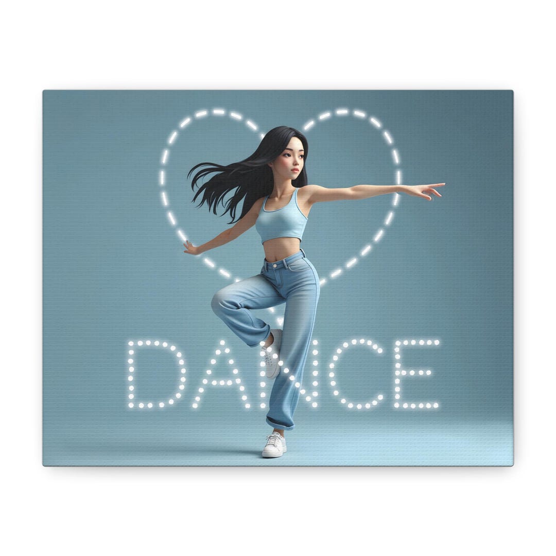 Dancer With Light Heart Dance Canvas - Etsy