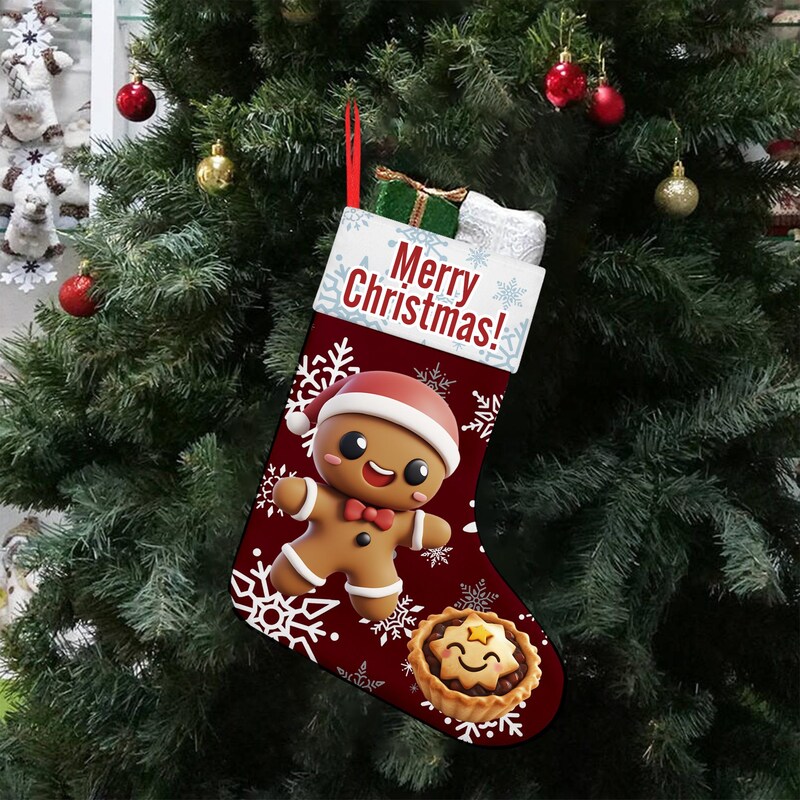 Gingerbread Stocking - Etsy