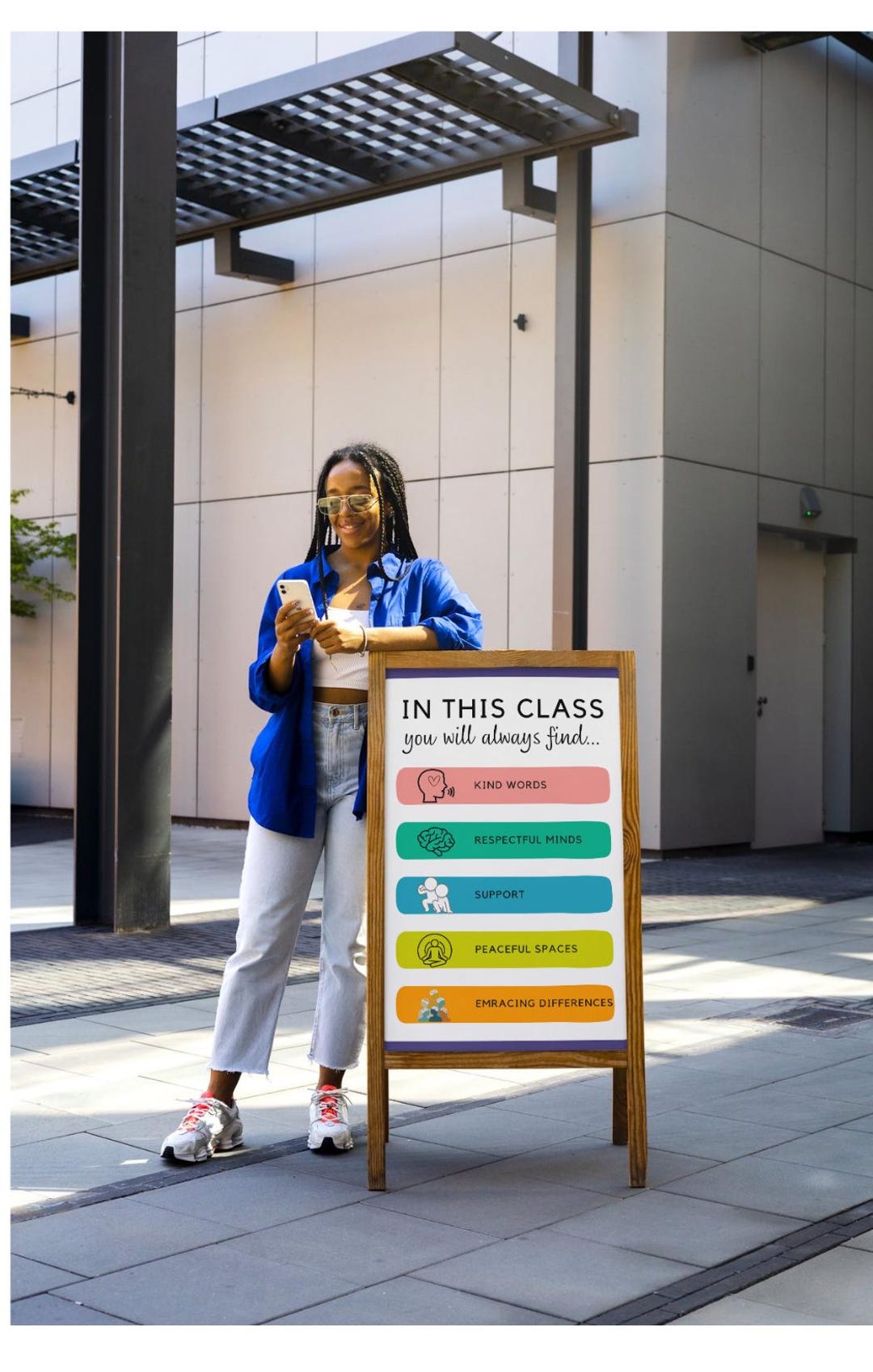 A3 Inclusive Classroom Poster Neurodiversity-friendly Rules Kindness ...