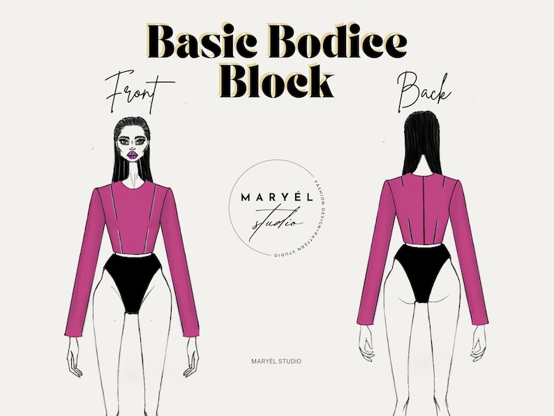 Basic Bodice Block Pattern| Bodice Pattern| Basic Bodice Sloper| Basic ...