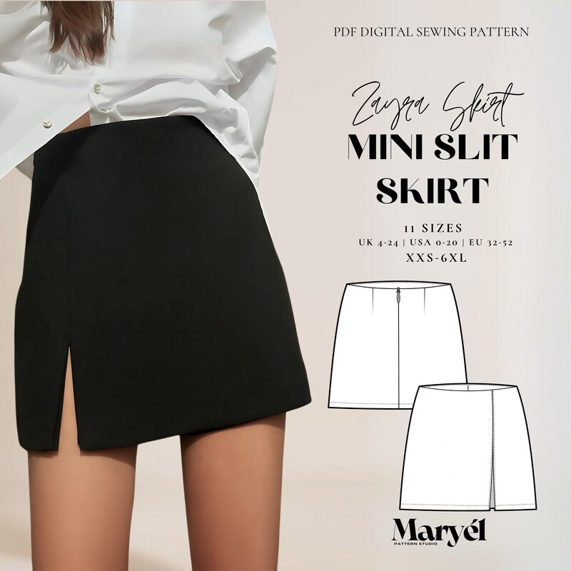 A Line Skirt Pattern - Etsy