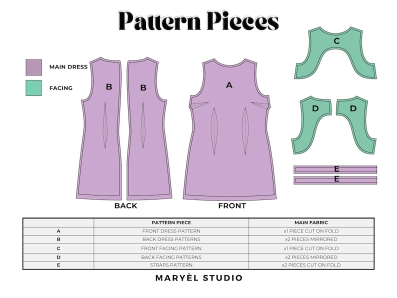 Mini A-line Dress Sewing Pattern| Tie Back | Homecoming Dress ...