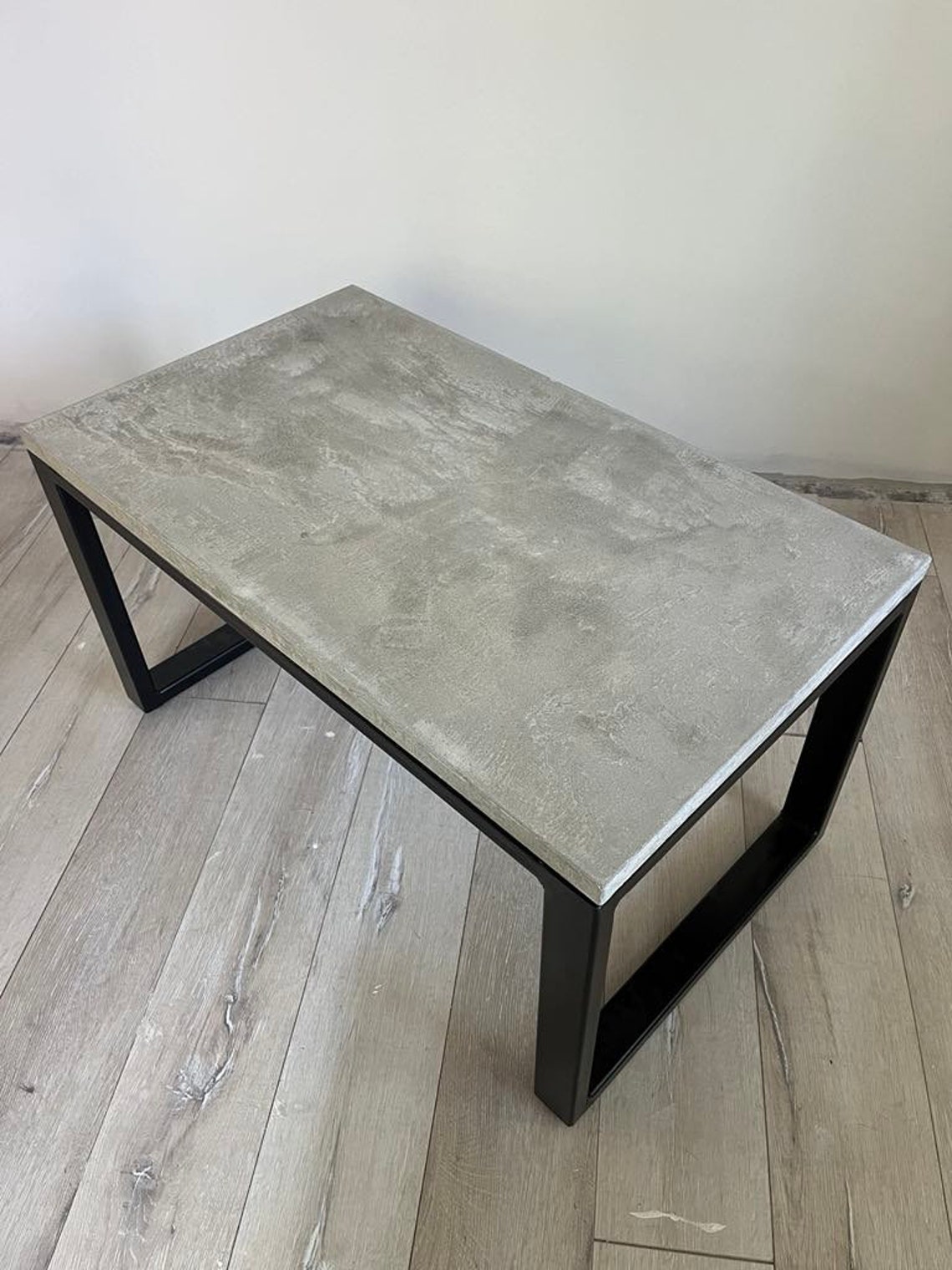 Concrete Coffee Table / Concrete Furniture / Loft Table / Industrial ...
