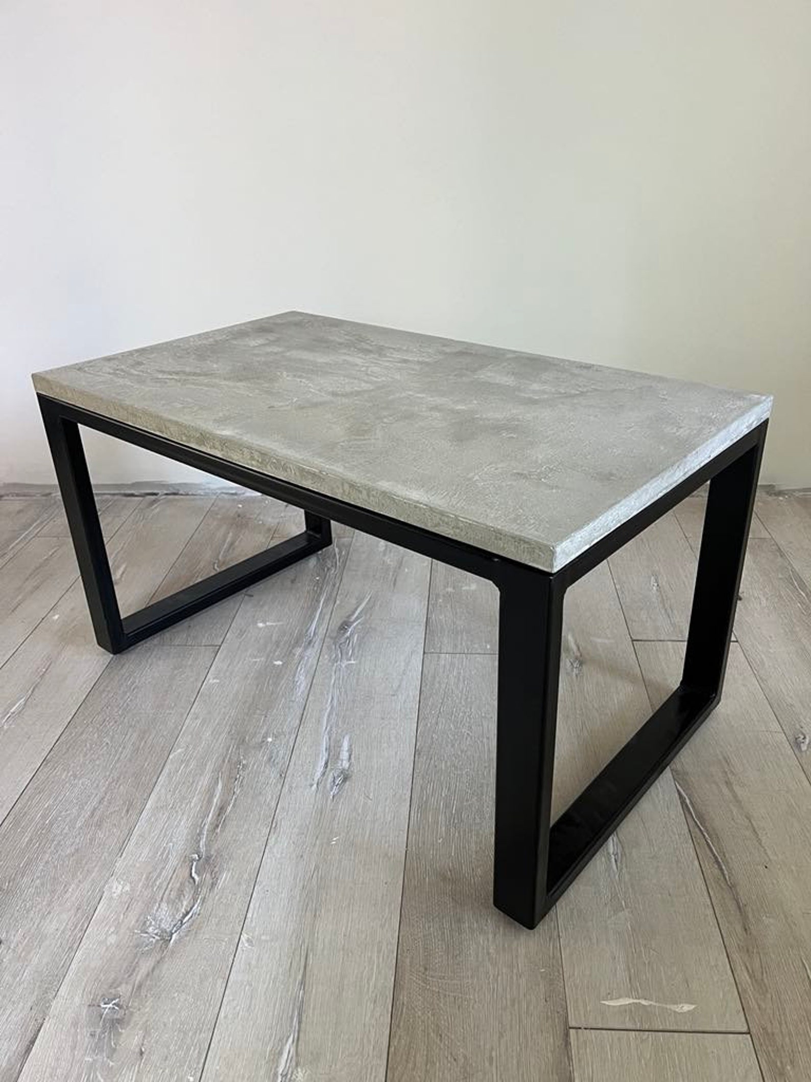 Concrete Coffee Table / Concrete Furniture / Loft Table / Industrial ...