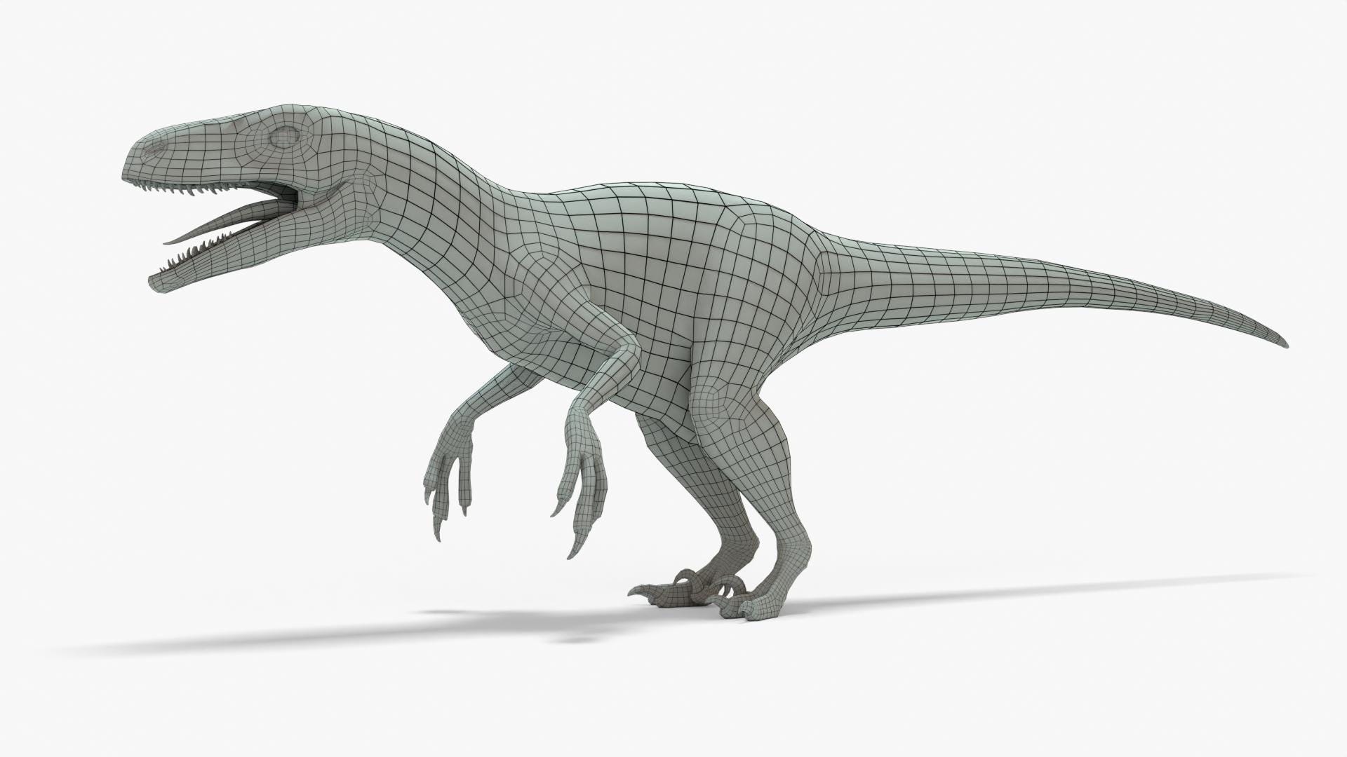 Utahraptor Rigged Basemesh 3D Model - Etsy