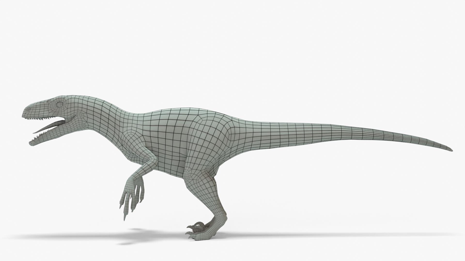 Utahraptor Rigged Basemesh 3D Model - Etsy