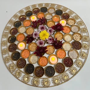 Chappan 56 Bhog Thali Laddu Gopal Bhog Janmashtami 2024 - Etsy