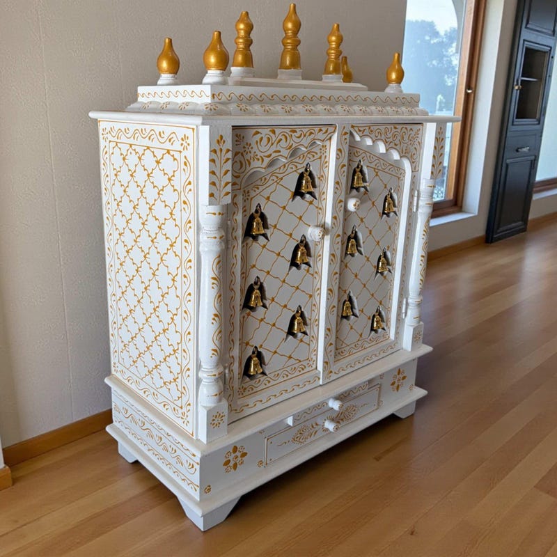 Teak Wood Mandir Temple - Etsy